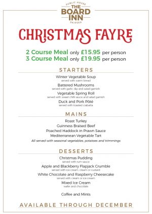Christmas Fayre Meal